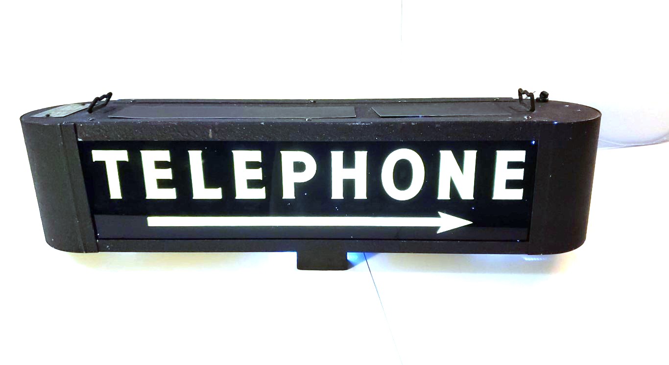Bell Telephone Sign from old OPP Headquarters - The Old Telephone Room